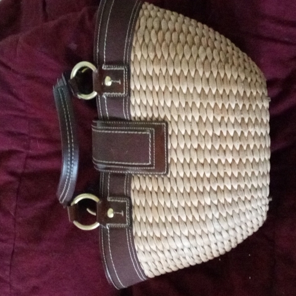 Coach | Bags | Coach Straw Basket Purse | Poshmark